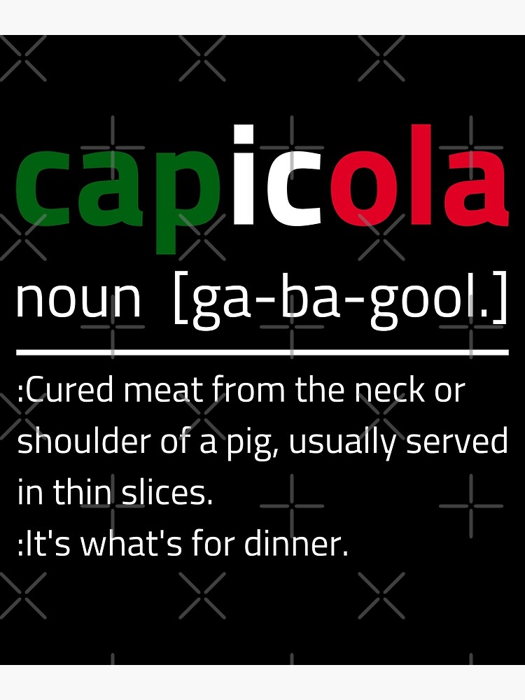 Lámina fotográfica «Descripción de la bandera de Capicola Gabagool» de ...