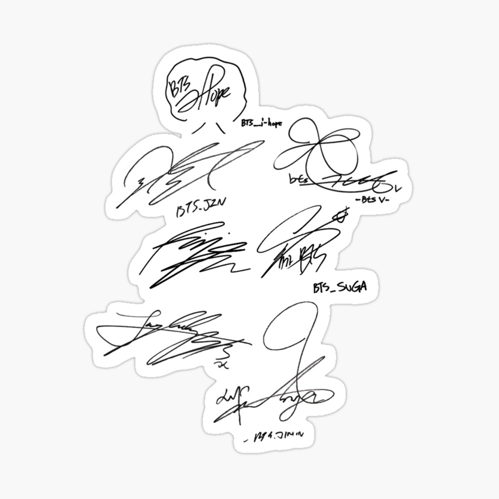 Bts Jimin Signature Png Bts Jimin Signature Free, 54% OFF