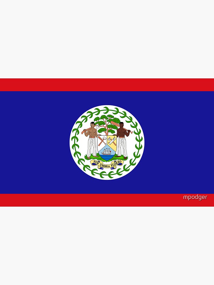 "Belize Flag Gifts, Stickers & Products" Sticker for Sale by mpodger ...