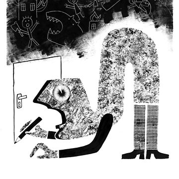 "Escape" Sticker for Sale by basko-art | Redbubble