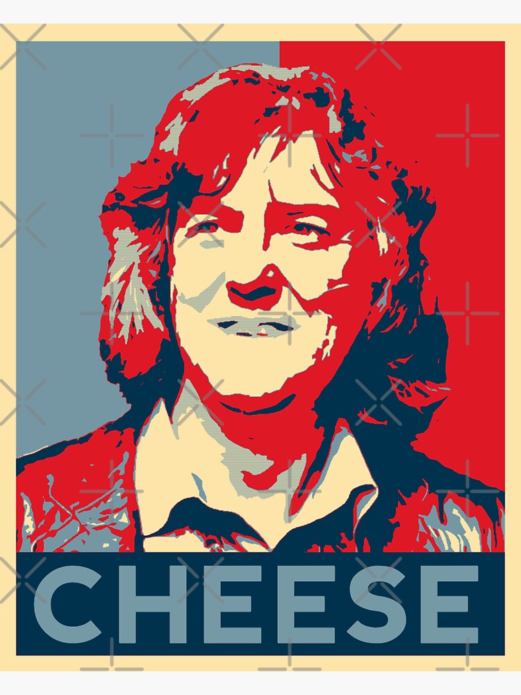 "James May - Cheese" Sticker for Sale by svaiga | Redbubble