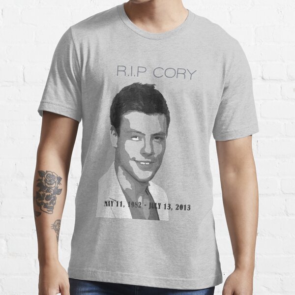 "RIP Cory Monteith " T-shirt for Sale by vegetasprincess | Redbubble ...