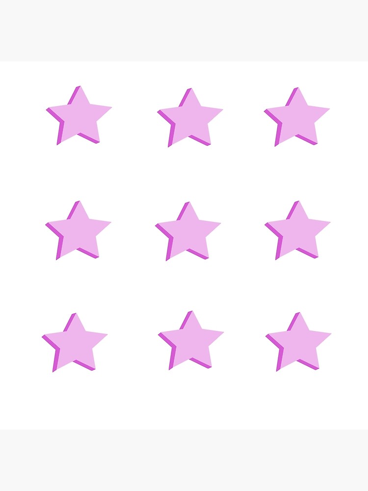"Pink star sticker pack" Poster for Sale by lily-everitt | Redbubble