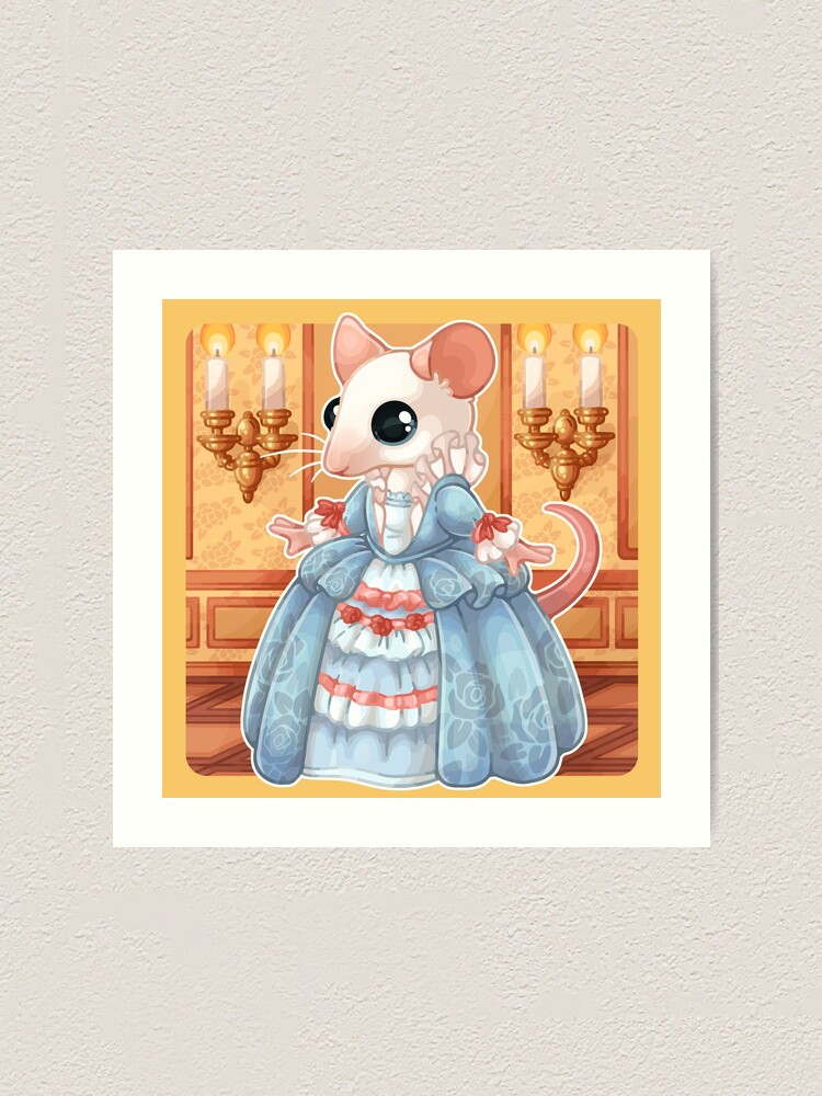 "Lady mouse" Art Print for Sale by NatureDrawing | Redbubble