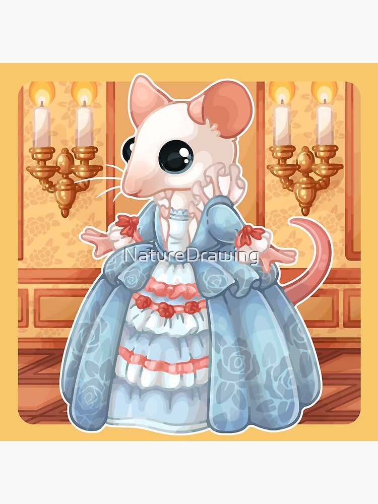 "Lady mouse" Art Print for Sale by NatureDrawing | Redbubble