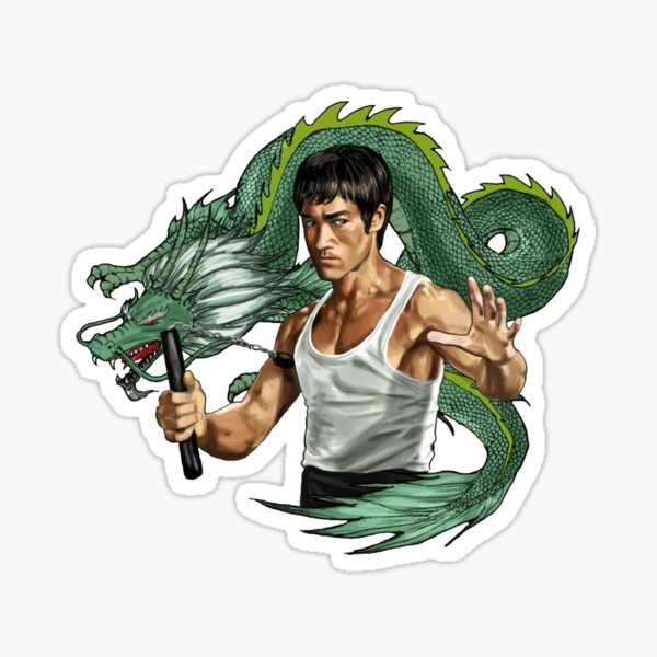 "bruce lee" Sticker by Mohamdadel77 | Redbubble