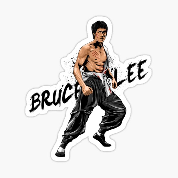 Bruce Lee Stickers | Redbubble