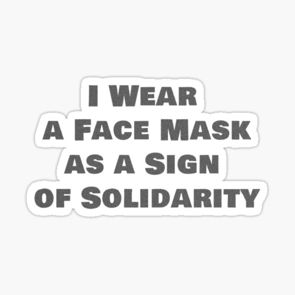 "Solidarity" Sticker by masterchef-fr | Redbubble