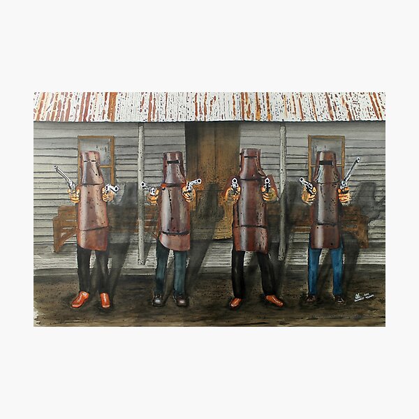 "Ned Kelly Gang" Photographic Print for Sale by BernardWeekes | Redbubble