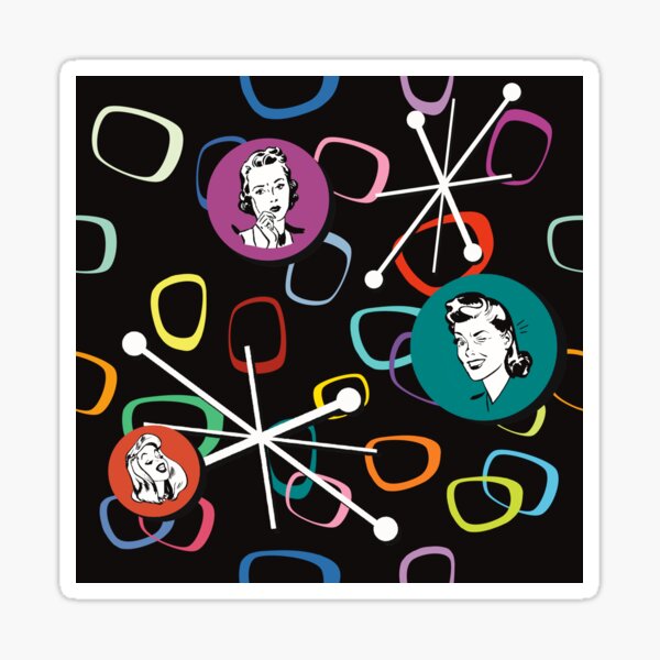 "Groovy Vibe Flashback" Sticker for Sale by RoomService | Redbubble