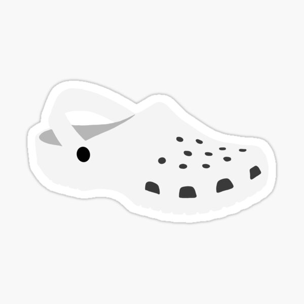 "White croc" Sticker for Sale by Delaneysdesigns | Redbubble