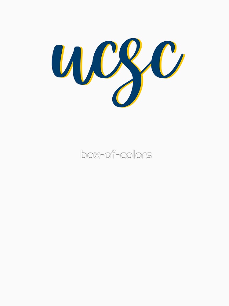 "UCSC Logo (University of California Santa Cruz)" T-shirt by box-of ...
