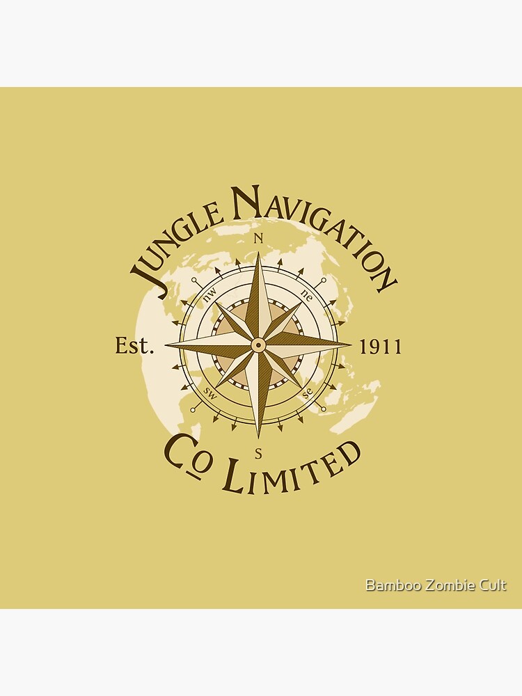 "Jungle Navigation Company Logo" Pin for Sale by Bamboo Zombie Cult ...