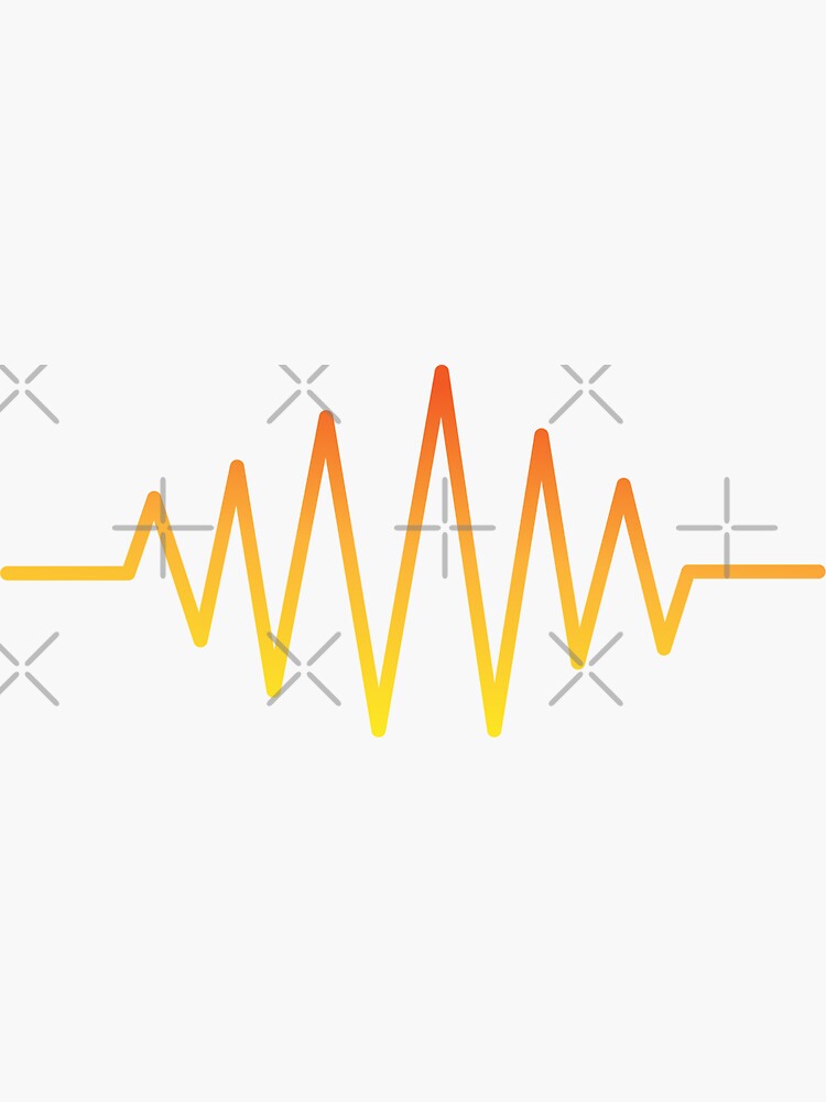 "Heart Rate" Sticker by childstark | Redbubble