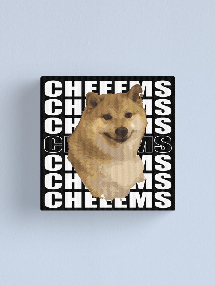 "cheems cheems cheems dog" Canvas Print for Sale by violetcho | Redbubble