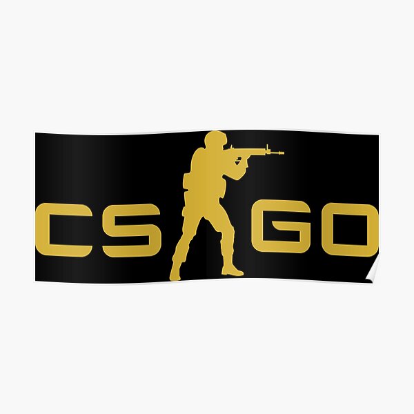 "CSGO Gold" Poster by Krabstyx | Redbubble
