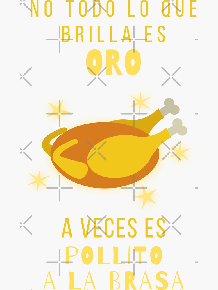 Pegatina « "no todo lo que brilla es oro» de Frosty1489 | Redbubble