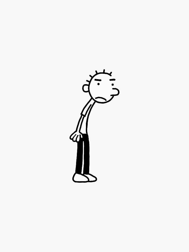 "Rodrick Diary Of A Wimpy Kid" Sticker for Sale by leahjne | Redbubble