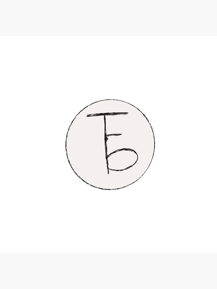 "tfb circle logo" Poster for Sale by glitterbrowsoph | Redbubble