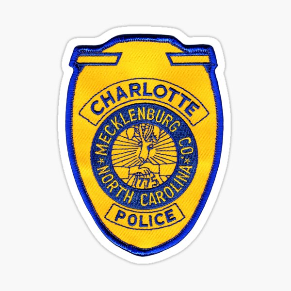 "Charlotte Police Department" Sticker for Sale by lawrencebaird | Redbubble