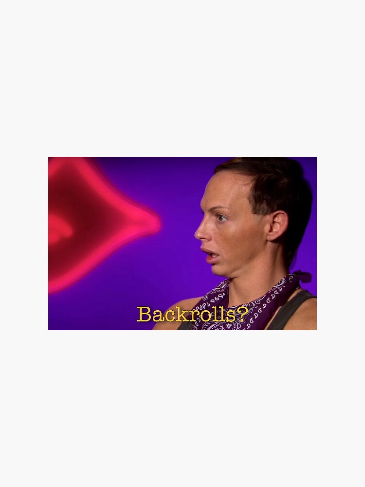 "Alyssa Edwards ‘Backrolls’ Print " Sticker for Sale by emilythealto ...