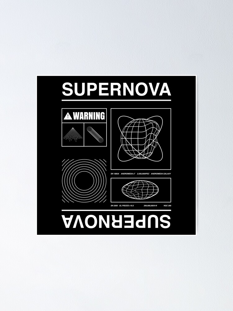 "Supernova" Poster by Singularity- | Redbubble