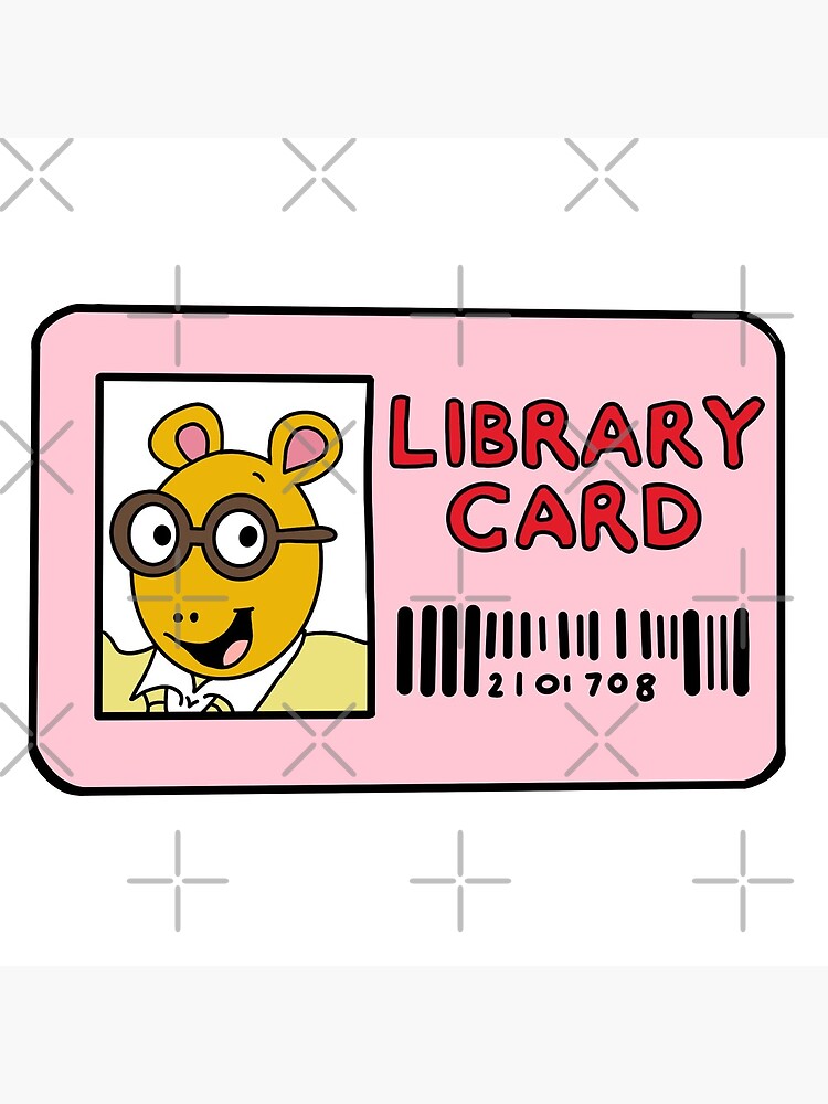 "Arthur Library's Card" Art Print by saayapatel | Redbubble