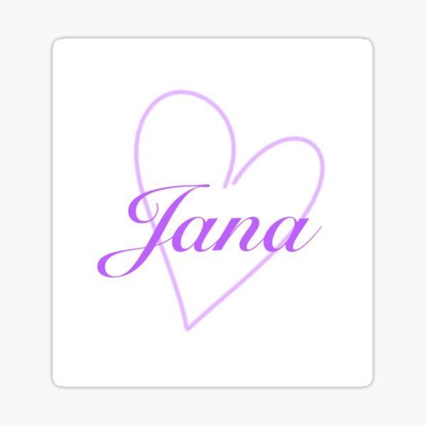Jana Name Logo