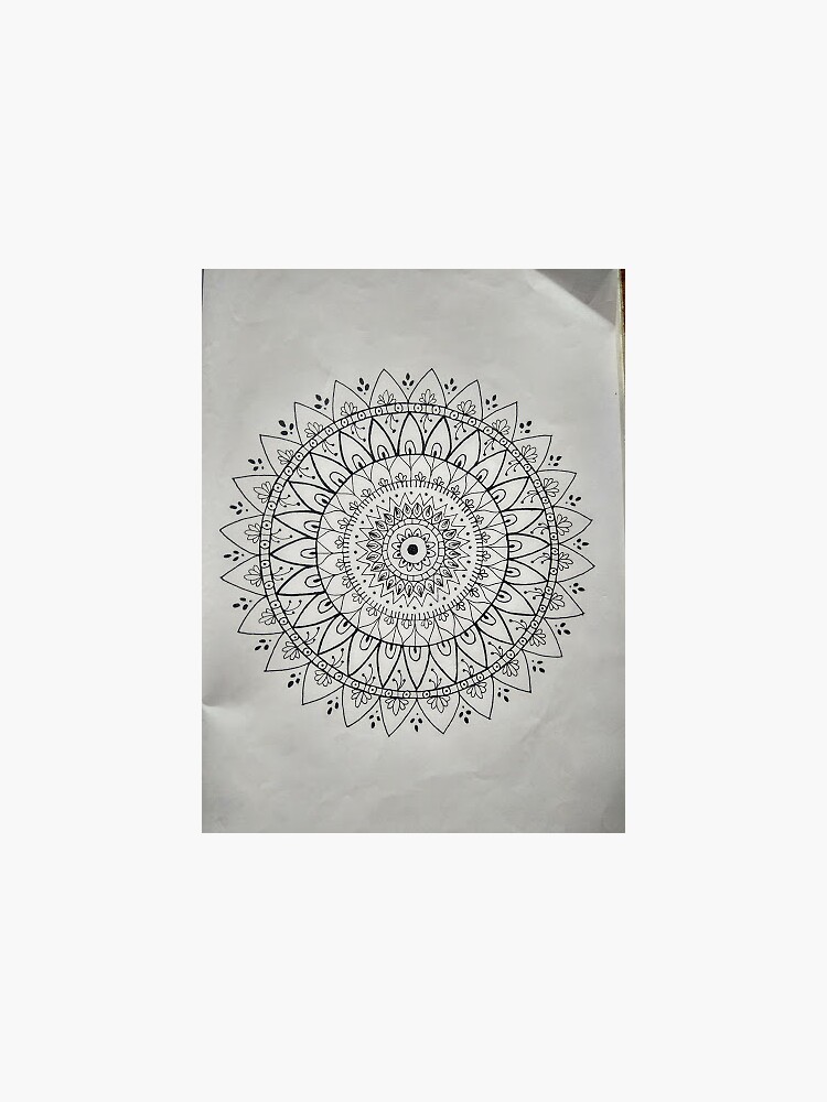 "Mandal Art" Sticker for Sale by MyKalakrith | Redbubble