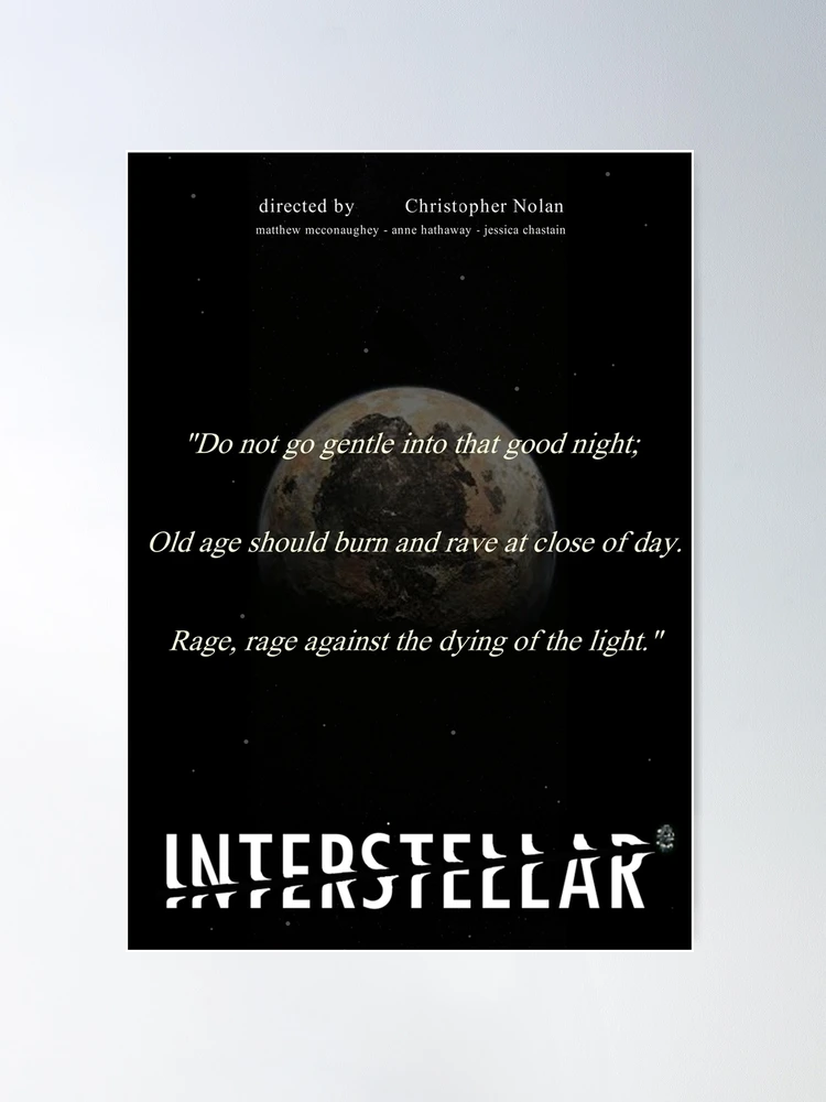 Interstellar Poster Quotes Interstellar Movie Framed Poster For Home