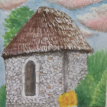 "Ivatan house in pink skies" Poster for Sale by theskybluelair | Redbubble