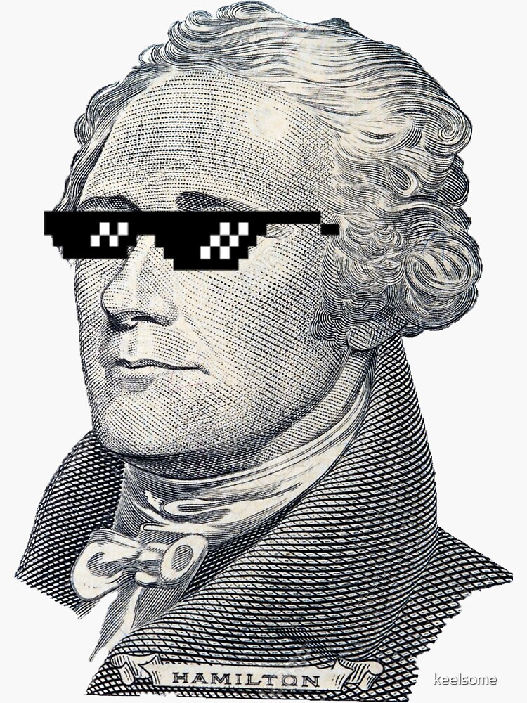 "Alexander Hamilton" Sticker for Sale by keelsome | Redbubble