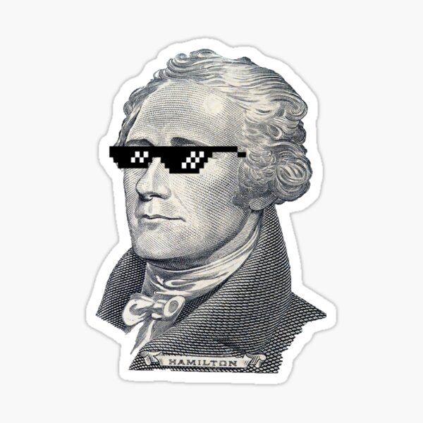 "Alexander Hamilton" Sticker for Sale by keelsome | Redbubble