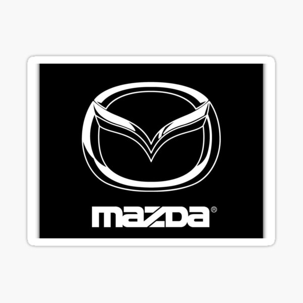 Mazda Sticker Silicone Black Carbon 3D Logo Domed Emblems Stickers X ...
