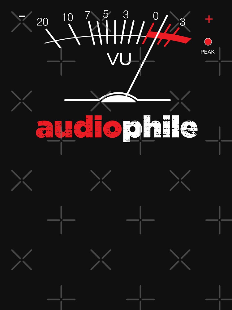 "Analog VU Volume Unit Meter Sound Engineer Audiophile" T-shirt for ...