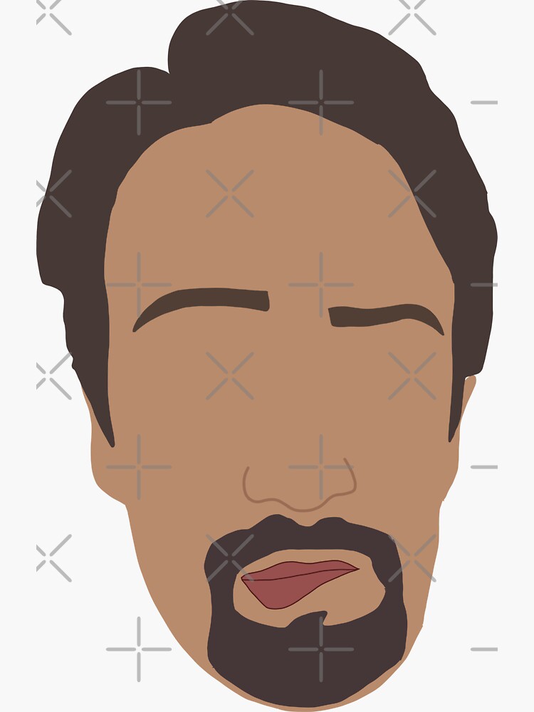 "lin manuel miranda meme" Sticker by Susanadrg | Redbubble