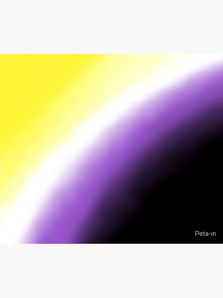 "Subtle non-binary gradient pride flag" Poster by Peta-m | Redbubble