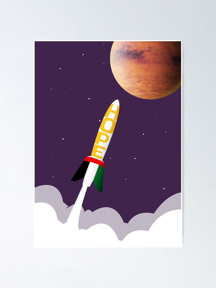 "Hope probe emirates Mars Mission UAE" Poster for Sale by Mo5tar ...