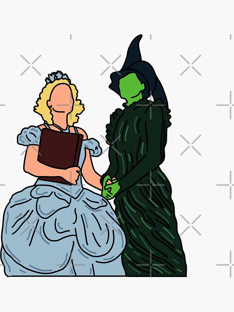 "wicked" Sticker for Sale by amandalagarde | Redbubble