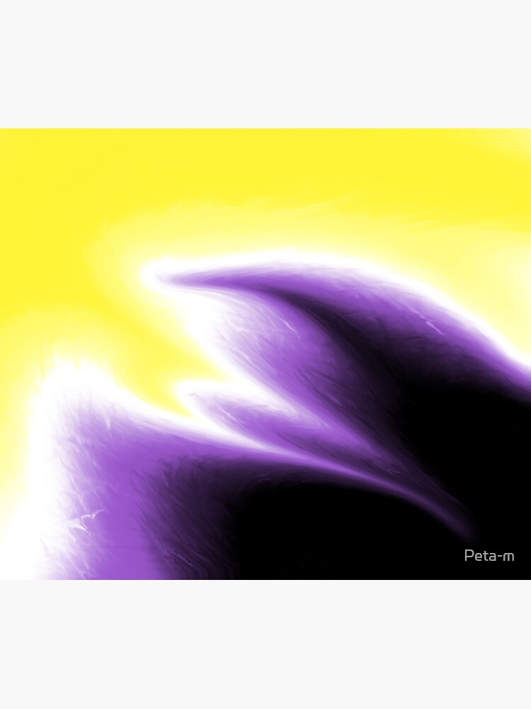 "Subtle non-binary marble pride flag" Photographic Print by Peta-m ...