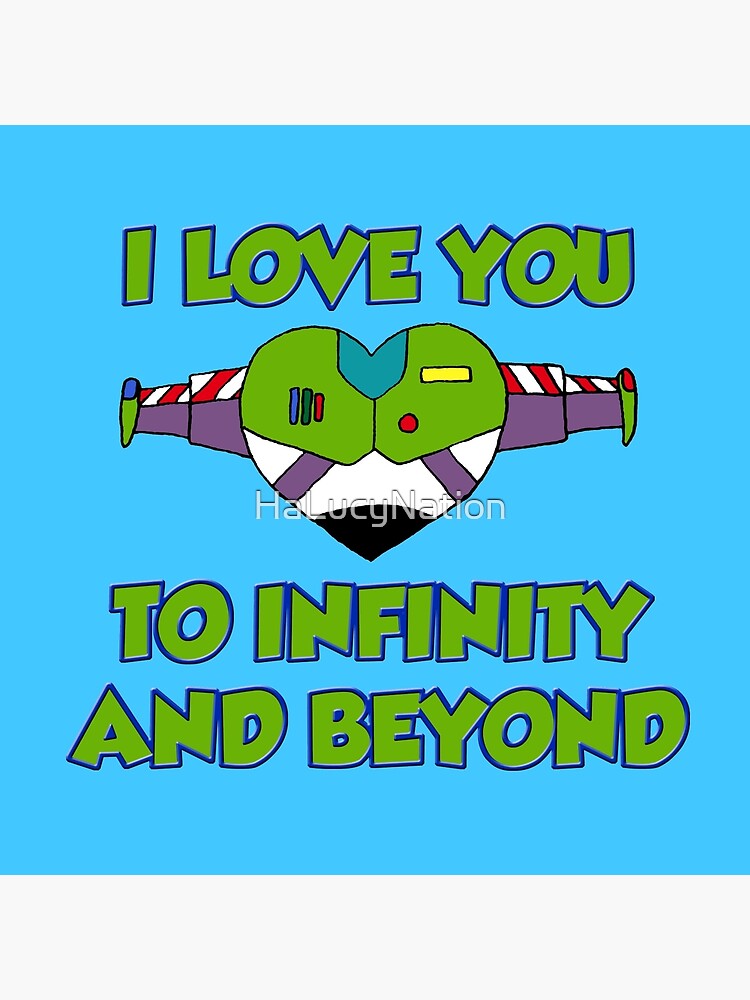 "Infinity and beyond" Throw Pillow for Sale by HaLucyNation | Redbubble