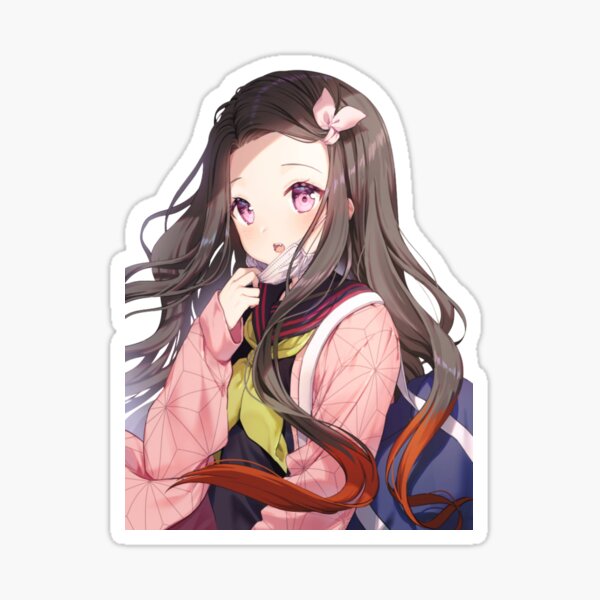 Nezuko Stickers Printable