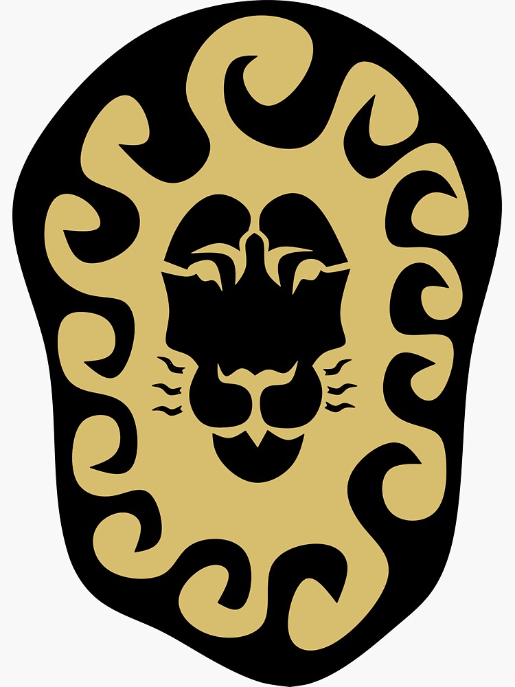 "Ancient Lion Leo Coin" Sticker for Sale by grounds | Redbubble