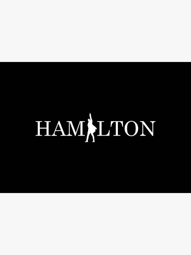 "Hamilton text logo masks and tee-shirts" Mask for Sale by wiggy38 ...