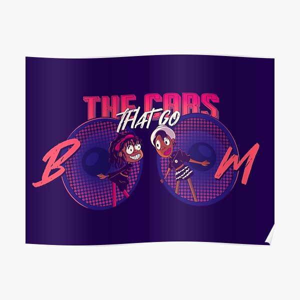 "The Cars that go Boom" Poster by munchkinboutiq | Redbubble