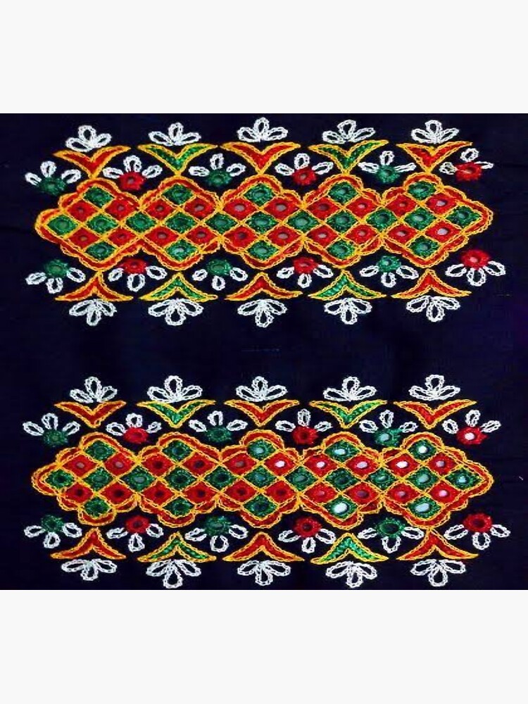 " hand work embroidery design" Poster for Sale by Ajabde13 | Redbubble