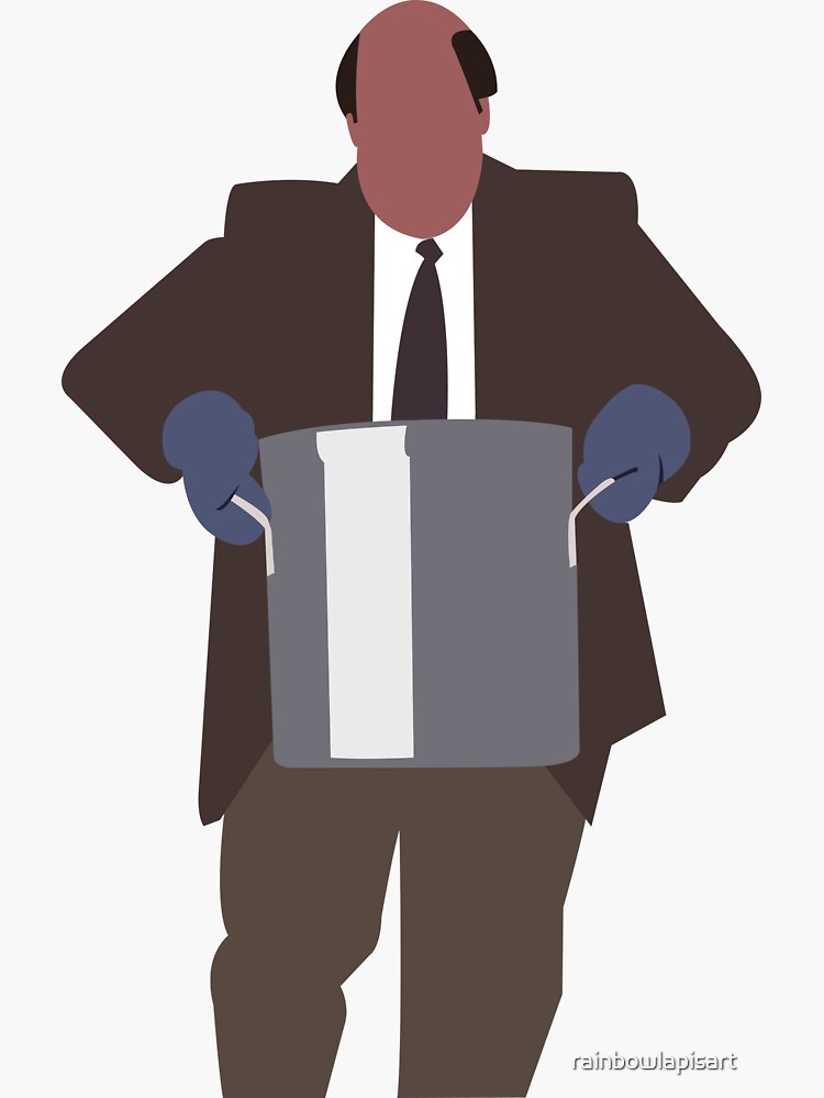 "Kevin's Famous Chili" Sticker by rainbowlapisart | Redbubble