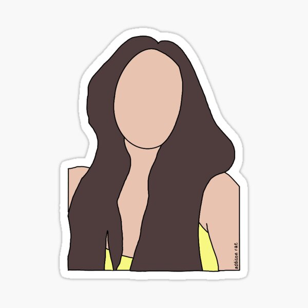 "addison rae sticker " Sticker for Sale by emilydentel | Redbubble