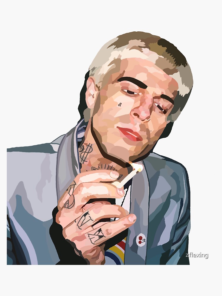 "jesse rutherford illustration" Sticker for Sale by zflexing | Redbubble