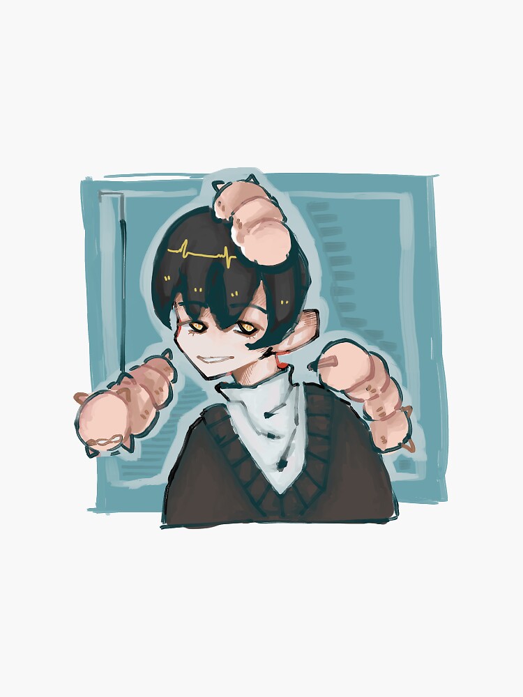 "charles eyler (hello charlotte)" Sticker by bouf-psd | Redbubble